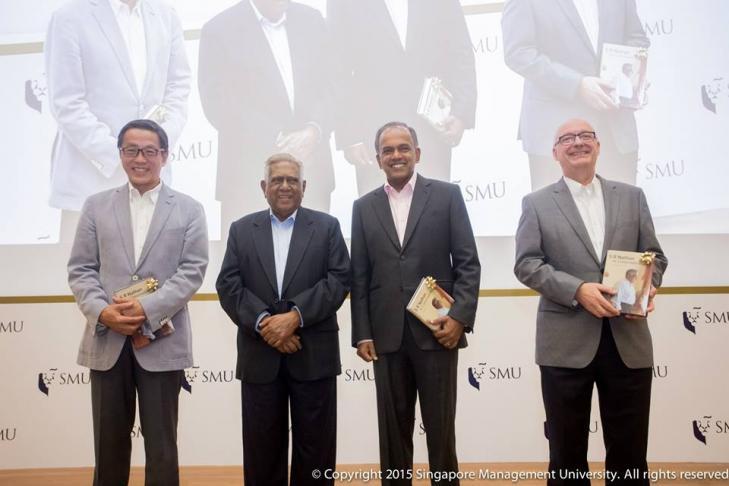 Mr S R Nathan launches his latest book at SMU | SMU Newsroom
