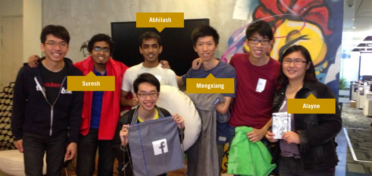 Smu Sis Team Wins At Facebook Singapore Hackathon Smu Newsroom