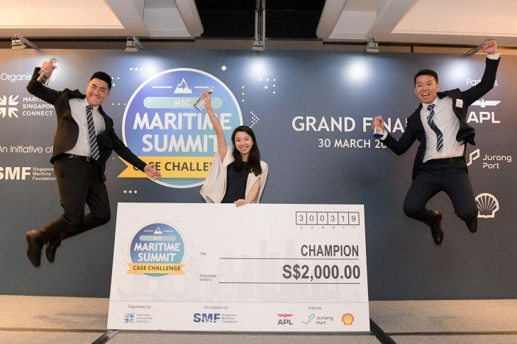 SMU trio wins inaugural MSC Maritime Summit Case Challenge 2019 | SMU ...