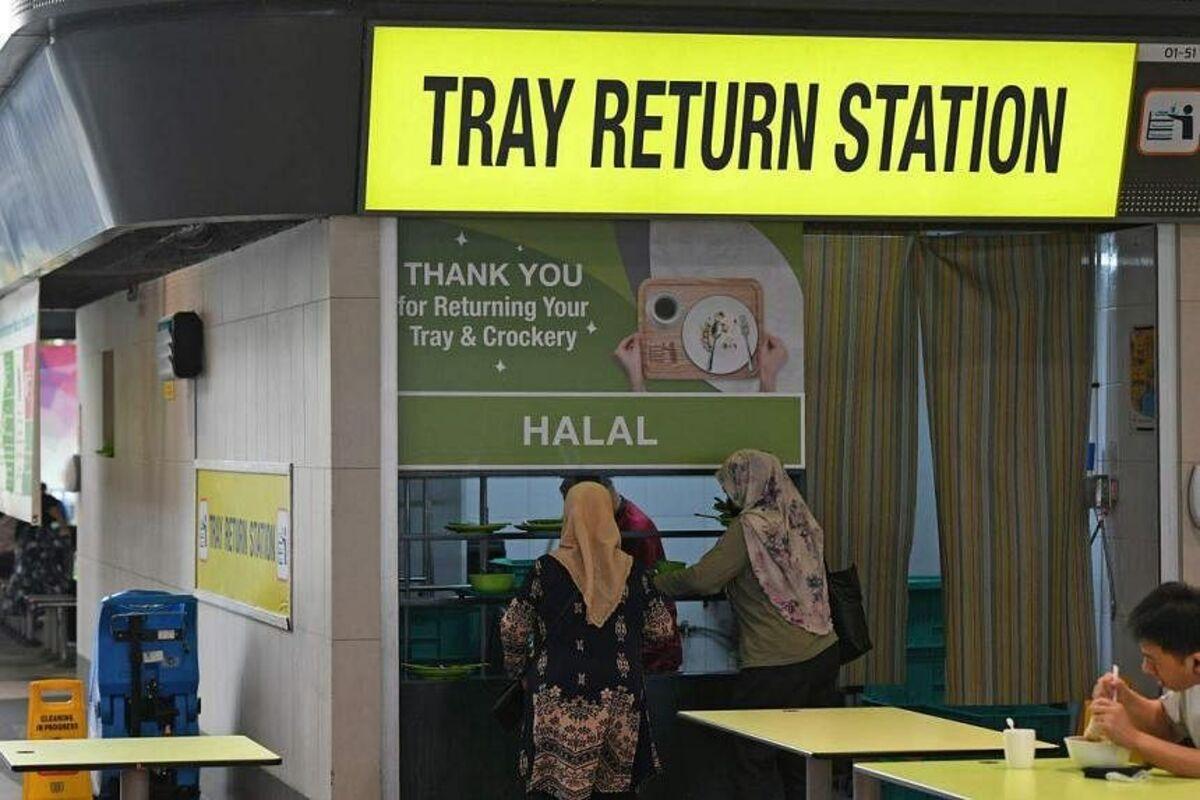 Most return trays as it's socially responsible act, not to avoid fine ...