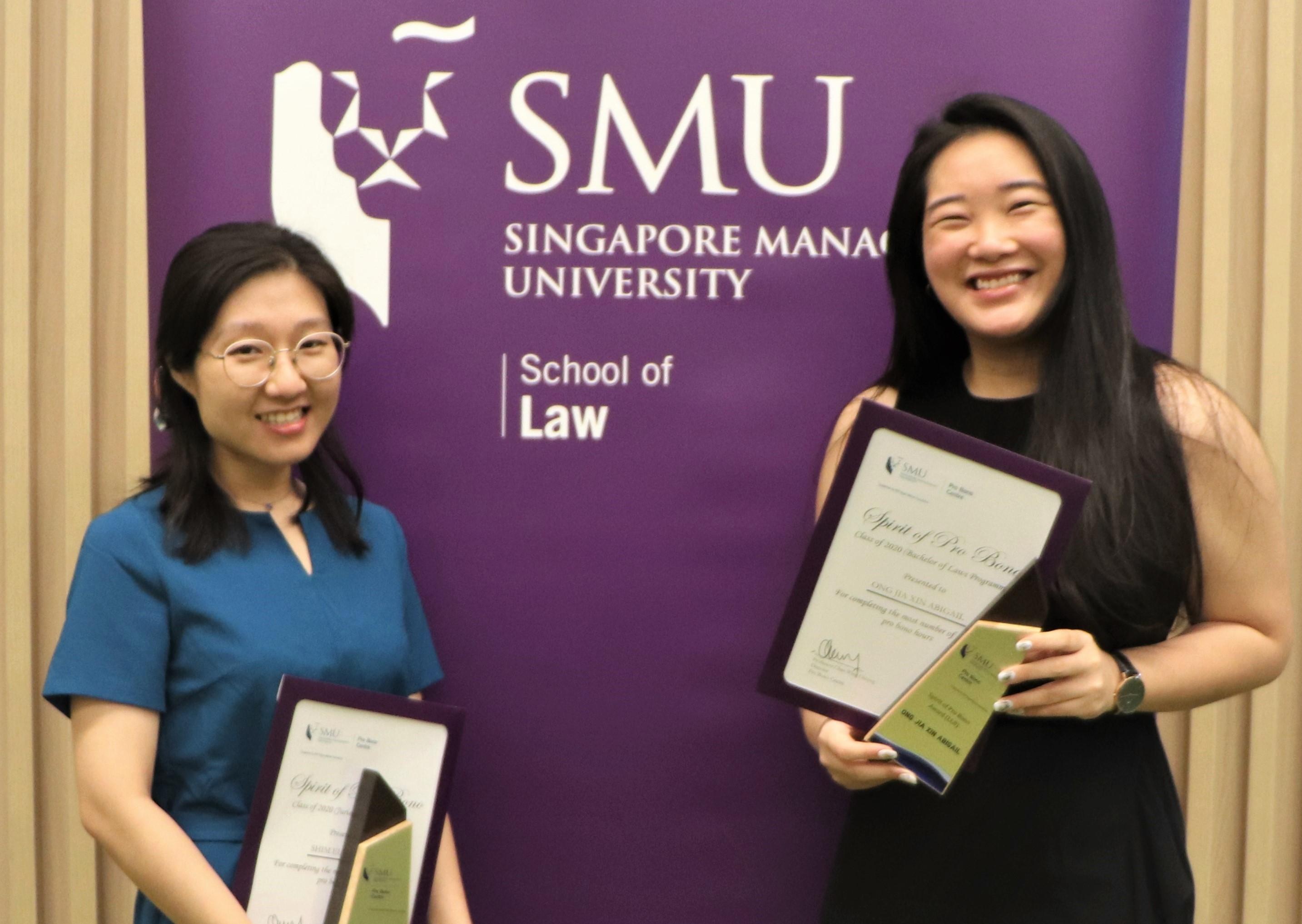 Volunteer lawyers and SMU students recognised for their exemplary pro ...