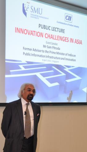 SMU and CII co-host public lecture on “Innovation Challenges in Asia” by renowned innovator Mr ...